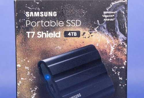 SSD Samsung T7 Shield 4TB, MU-PE4T0S/AM, Black
