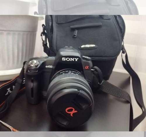 Зеркальный фотоаппарат sony a450