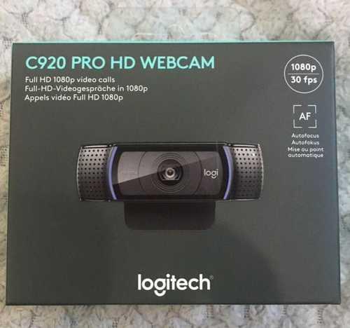 Новая вебкамера Logitech C920 Pro