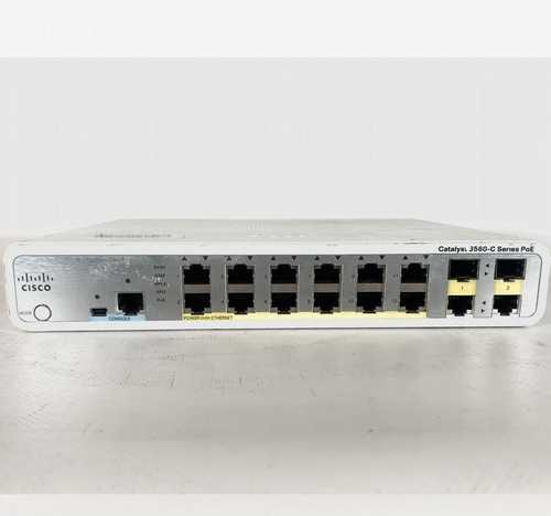 Б/У Коммутатор Cisco WS-C3560C-12PC-S