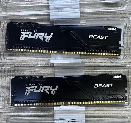 Оперативная память Kingston Fury DDR4 3200Mhz 8x2