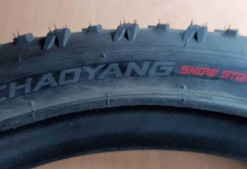 Велопокрышка 26"х4.0 chao yang FAT bike шипованная