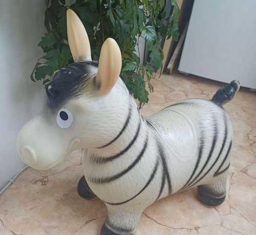 Игрушка попрыгун зебра
