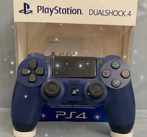 DualShock 4 V2 Геймпад темно-синий для PS4, пк