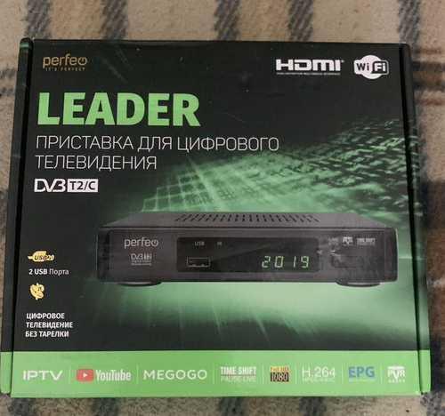 Приставка для цифрового тв Perfeo Leader c Wi-Fi