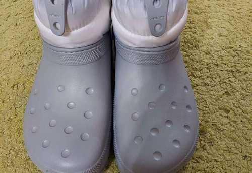 Crocs сапоги зимние женские