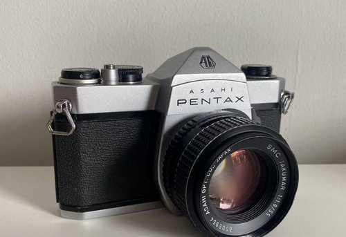 Pentax Asahi SP500 55mm 1.8 пленочный фотоаппарат
