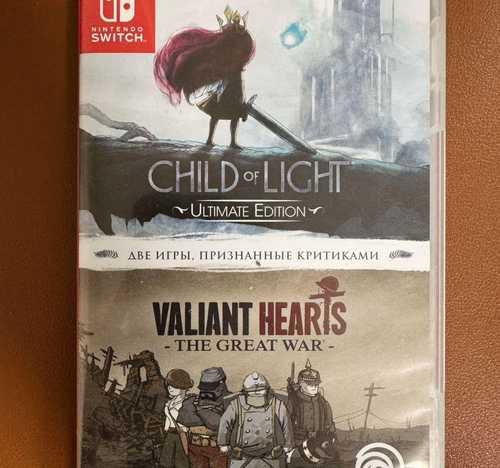 Картридж child of light valiant hearts для switch