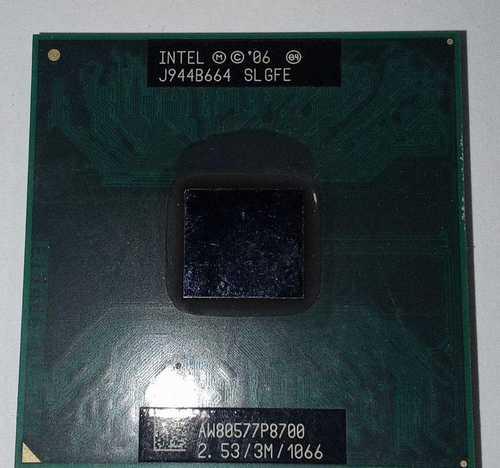 Процессор Intel Core 2 duo P8700