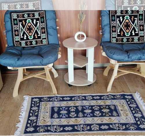 Коврик комнатный двусторонний из хлопка Kilim Usak