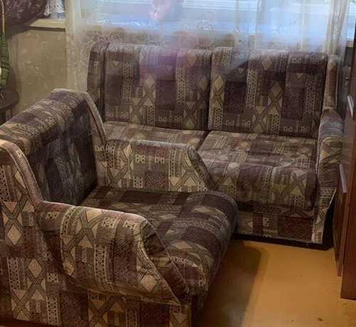 Продам кресло-кровать+раскладной диван