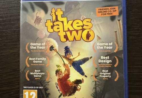 Диск "It takes two" PS5/PS4