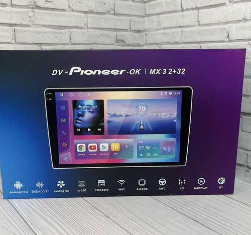 Магнитола pioneer 9 дюймов 2/32 gb