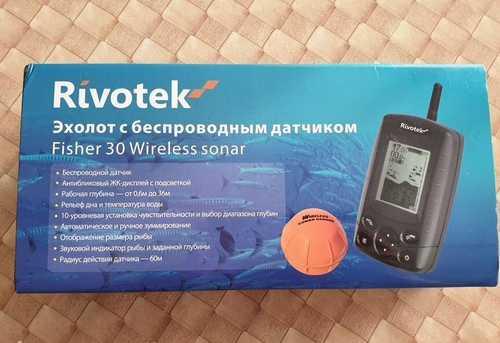 Эхолот новый Rivotek Fisher 30 Wireless sonar