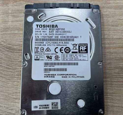 Toshiba 500 Gb