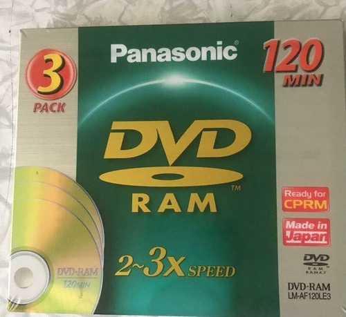 DVD-RAM panasonic Japan (3 диска)