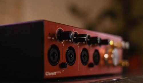 Focusrite Clarett+ 4Pre Thunderbolt