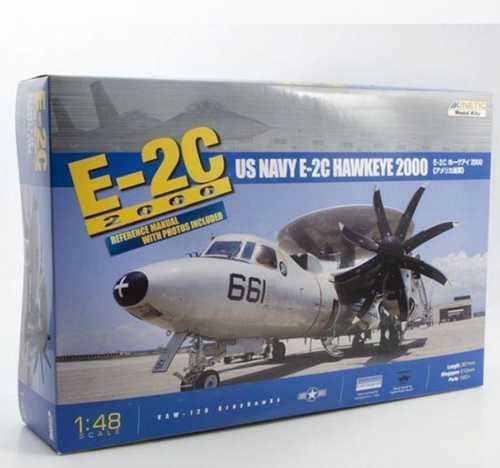 Сборная модель самолета E-2C Hawkeye в 1:48