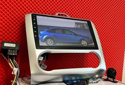 Магнитола Андроид 9 дюймов для Ford focus 2 с клим
