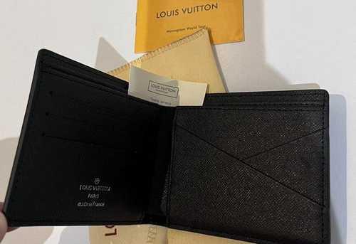 Louis Vuitton портмоне черная кожа