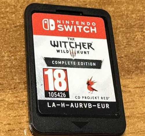 Картридж для Nintendo Switch Witcher 3 без коробки