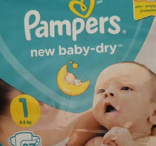 Pampers 1 памперсы детские