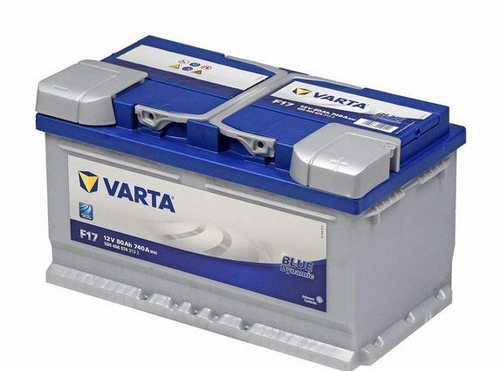 Аккумулятор Varta BD 6CT-80 R+ (F17) (о.п.) низкий