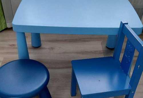 Детский стол стул табурет IKEA