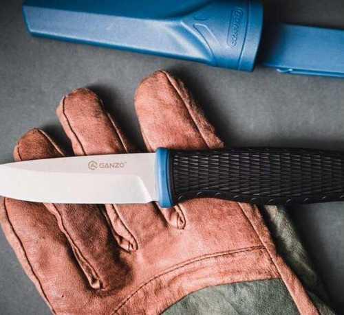 Нож с фиксированным клинком G806 Синий Ganzo