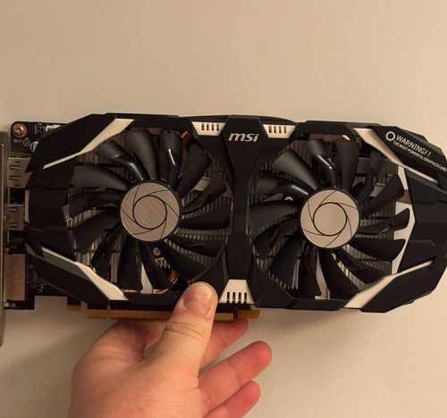 Видеокарта GeForce GTX 1060 6gb MSI