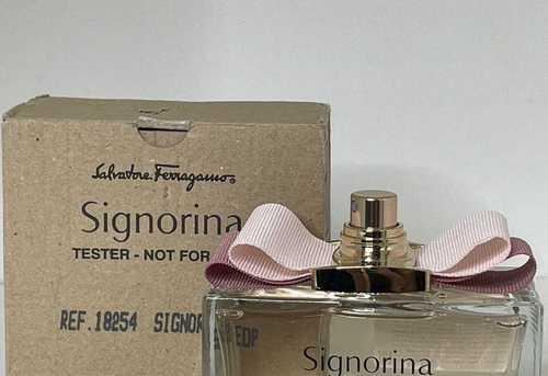 Тестер salvatore ferragamo signorina EDP 100ml