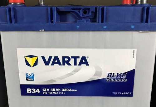 Аккумулятор Varta Blue Dynamic B34 45 Ah 330 A