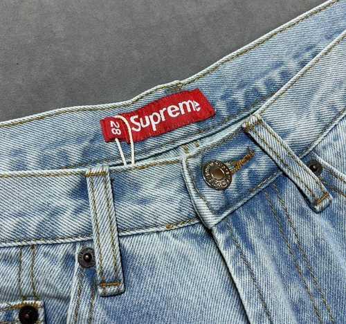 Джинсы Supreme New York светлые