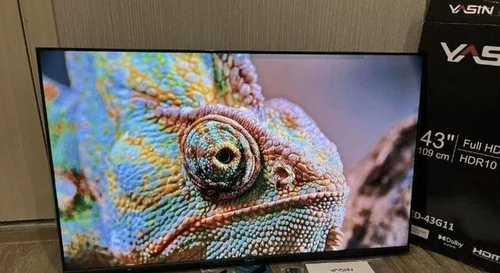 Телевизор Yasin AndroidTV «32» «43» «50» новый