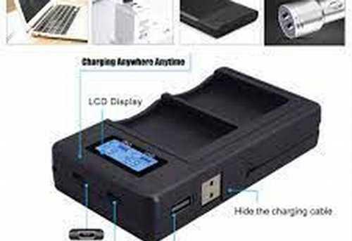Двойное зарядное у-во USB-LCD- LPE10 Micro Type-C
