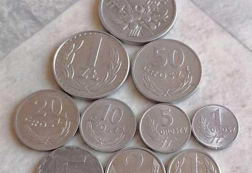 Набор монет Польши 10 шт