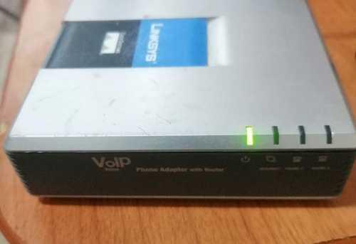 Шлюз VoIP Linksys SPA2102 б/у