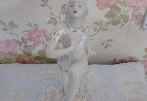 Фарфоровая статуэтка Балерина-Лисичка
