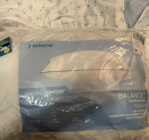 Подушка askona balance pillow 70x50