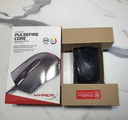 Игровая мышь HyperX pulsefire core проводная