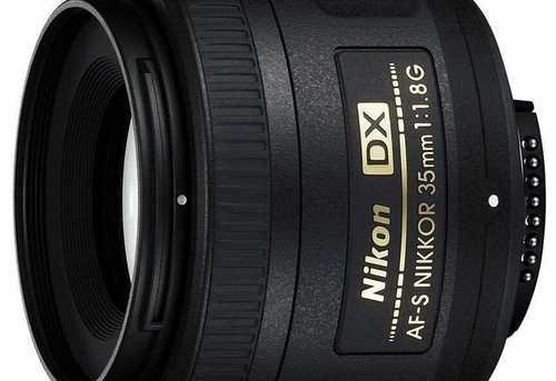 Nikon 35mm f/1.8G новый гарантия обмен