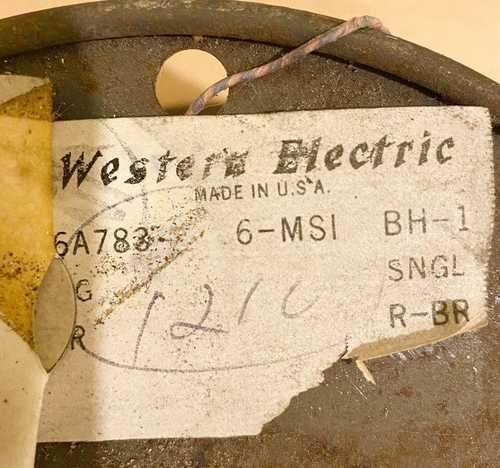 Western Electric, винтаж, кабель на аудио США