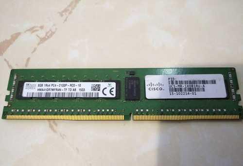 Серверная память ddr4 8gb Hynix 2133мгц ECC-REG