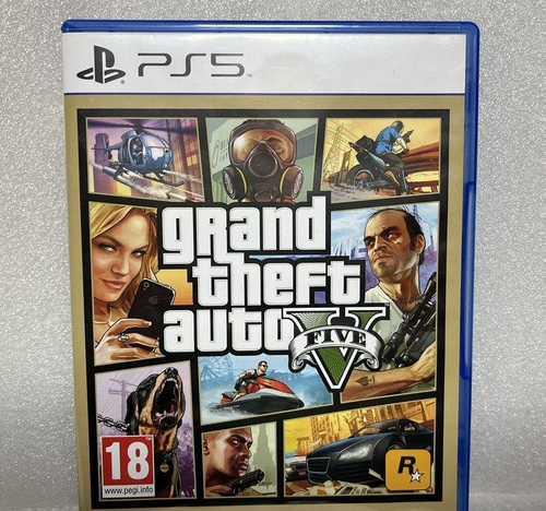 Grand theft auto 5 ps5 диск