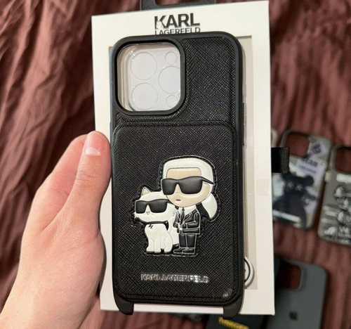 Чехол Karl Lagerfield iPhone 15 pro max оригинал