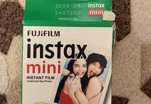 Фотопленка fujifilm instax mini