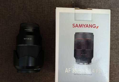 Автофокусный Samyang 35 1.4 AF Sony FE