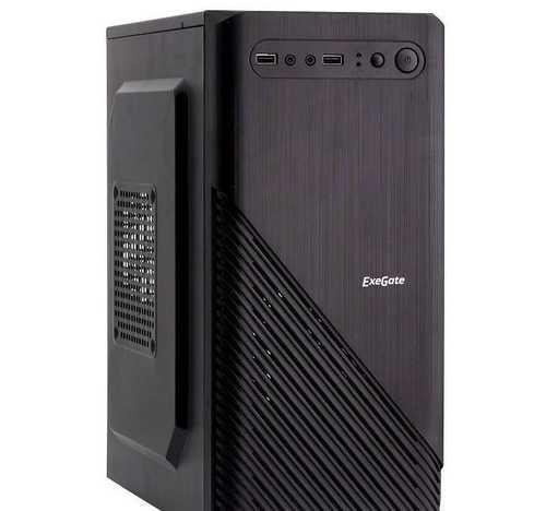 Exegate EX277799RUS Корпус Minitower BAA-103 Black, mATX, 2*USB, Audio