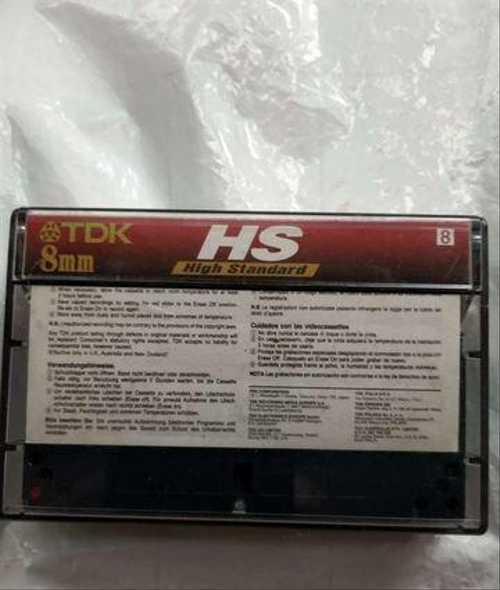 Видеокассета TDK 8 mm для видеокамеры