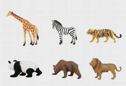 Лев, Тигр, Зебра, Жираф, Панда, Медведь